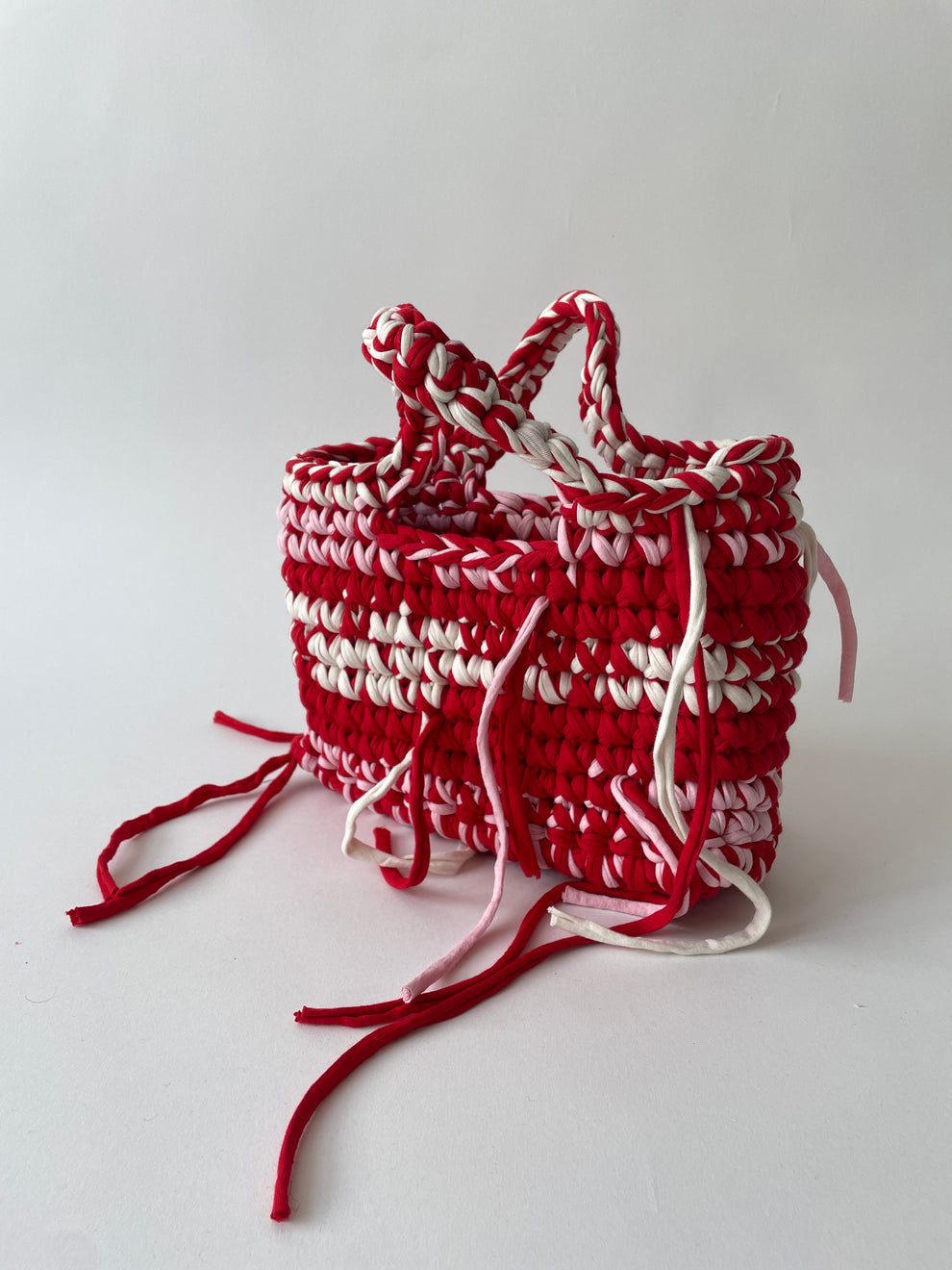 Handmade Red Crochet Bag - DIANA – CROHINI